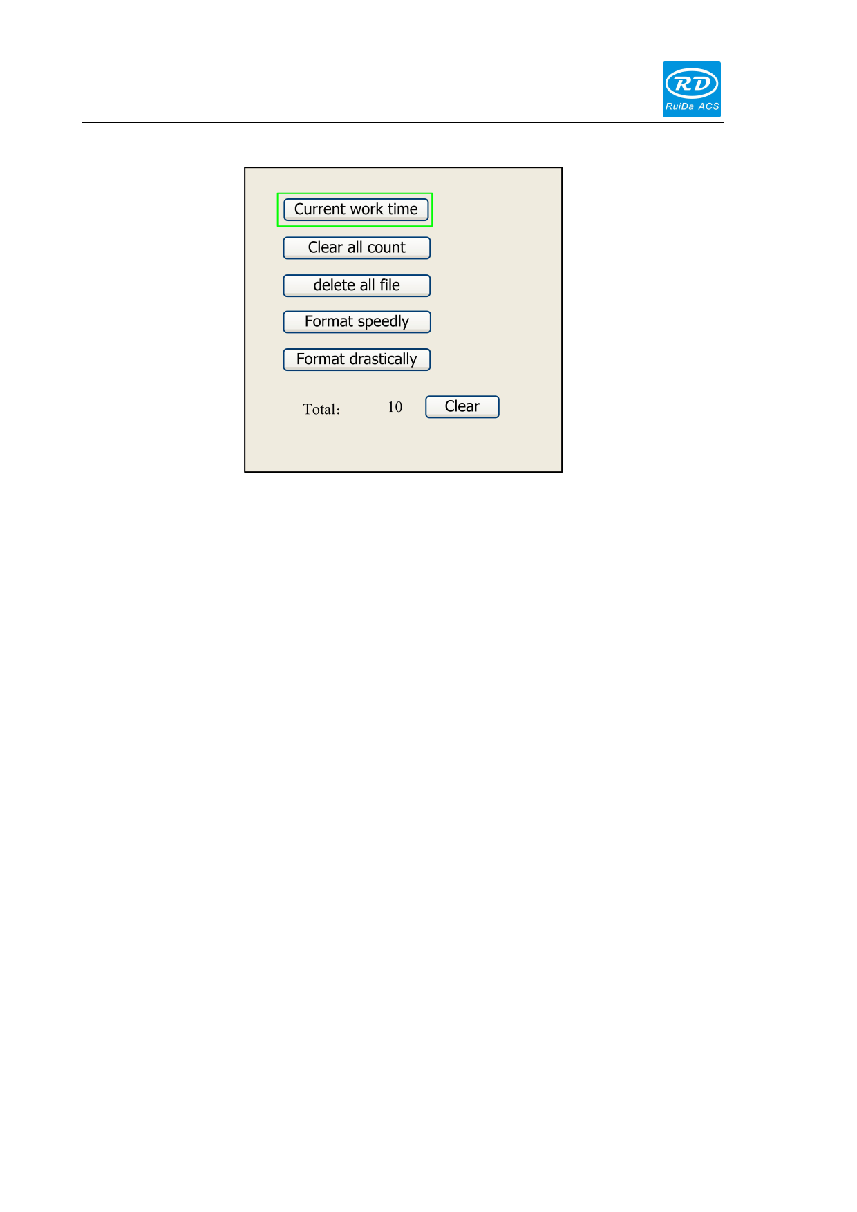 f the Other entry is pressed the system will be showed (Page 41 / 51) RDC644XG Laser Controller ...